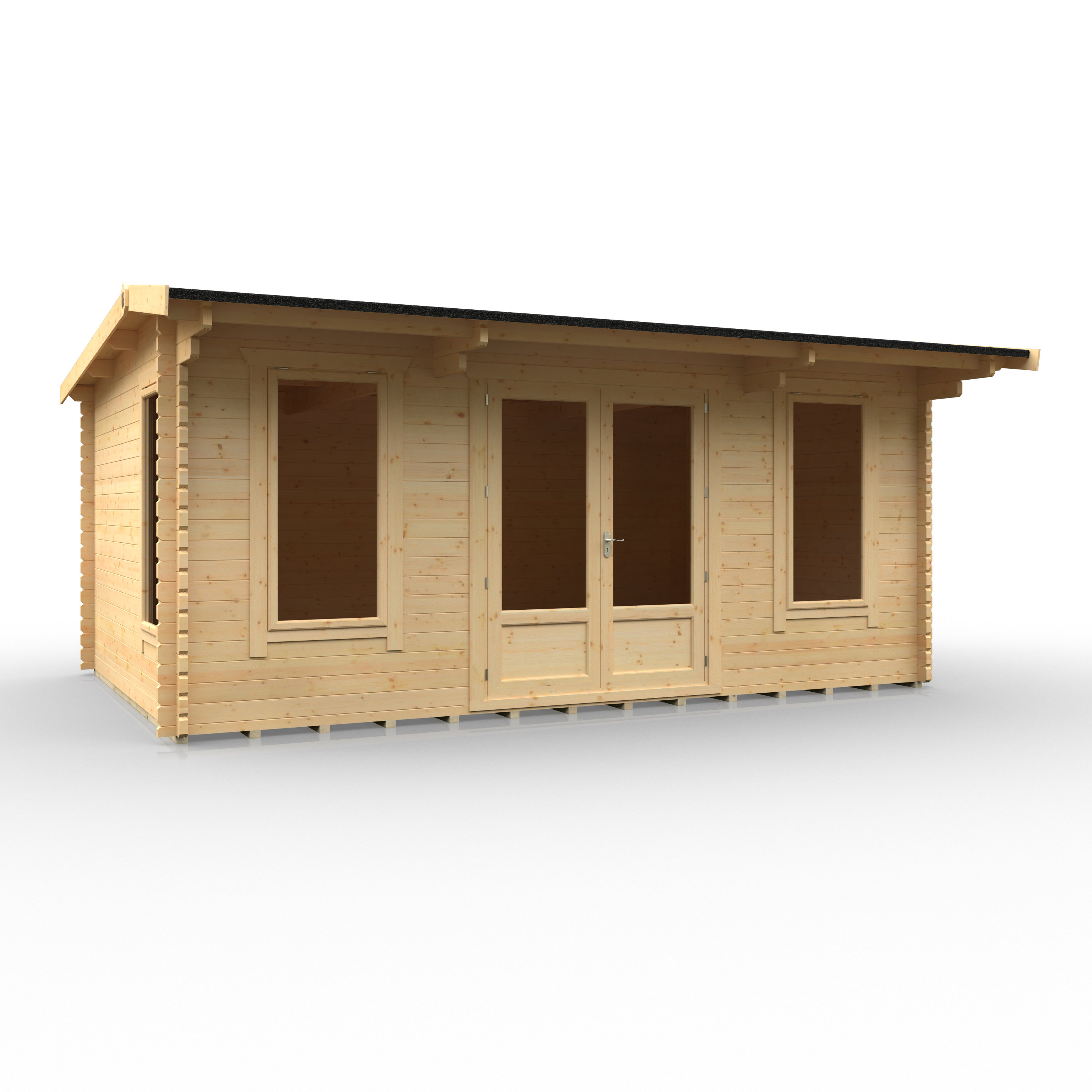Tiger Sheds The Procas Tongue & Groove Log Cabin 18x12w | Wayfair.co.uk