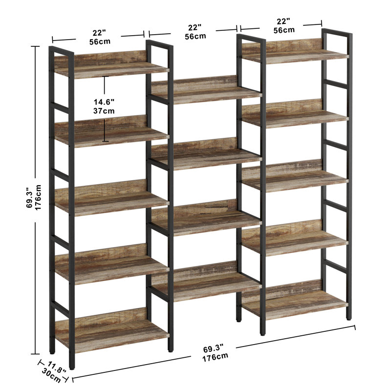 17 Stories Nadaba Bookcase & Reviews | Wayfair