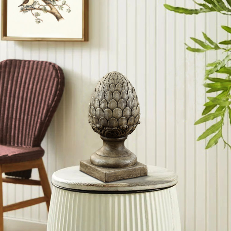 Astoria Grand Michaelis Artichoke Finial Statue & Reviews - Wayfair Canada