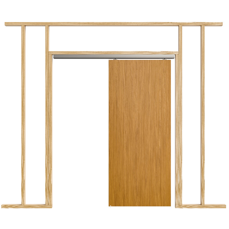 Villar Home Designs Heavy Duty Sliding Pocket Door Hardware Set for 24 ...