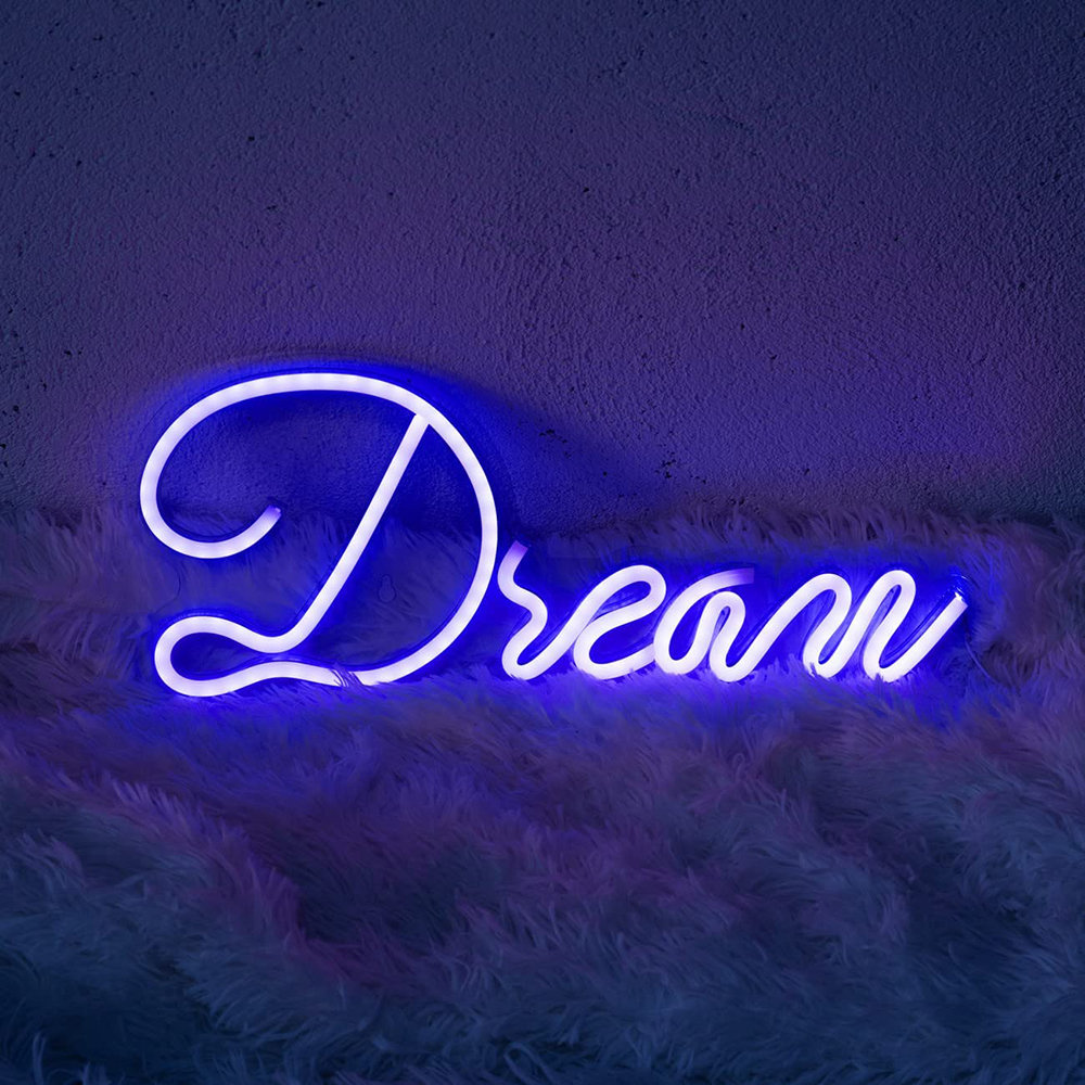Orren Ellis Flavis 16.5” LED Dream Neon Sign | Wayfair