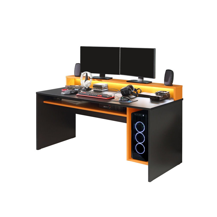 Ivy Bronx Spirit Led Computer Desk | Wayfair.co.uk