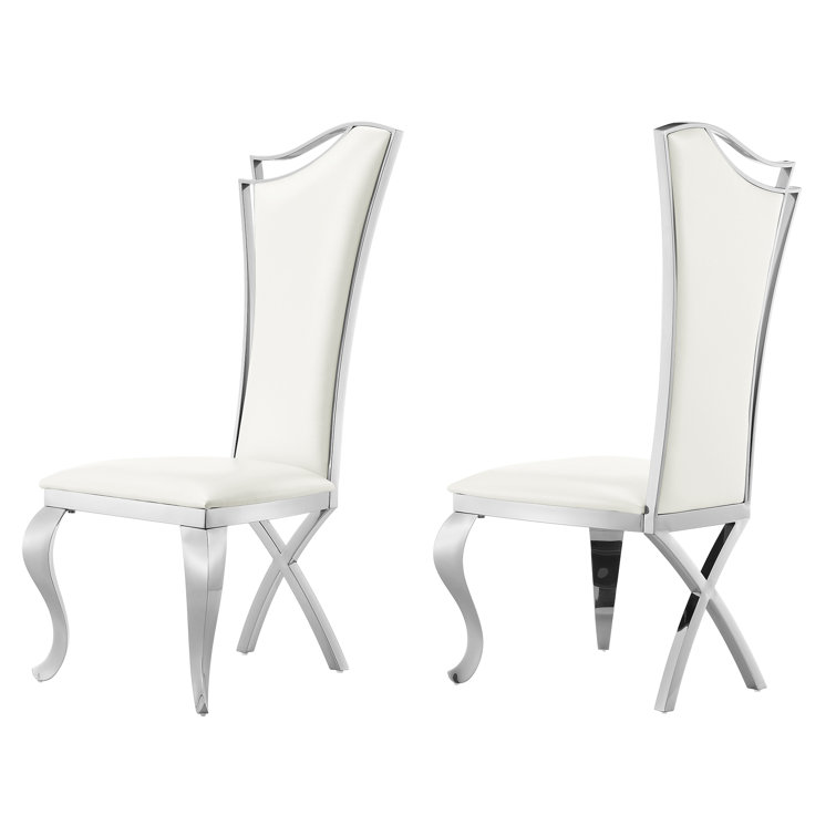 House of Hampton® Jaylynn Metal Wingback Parsons Chair | Wayfair