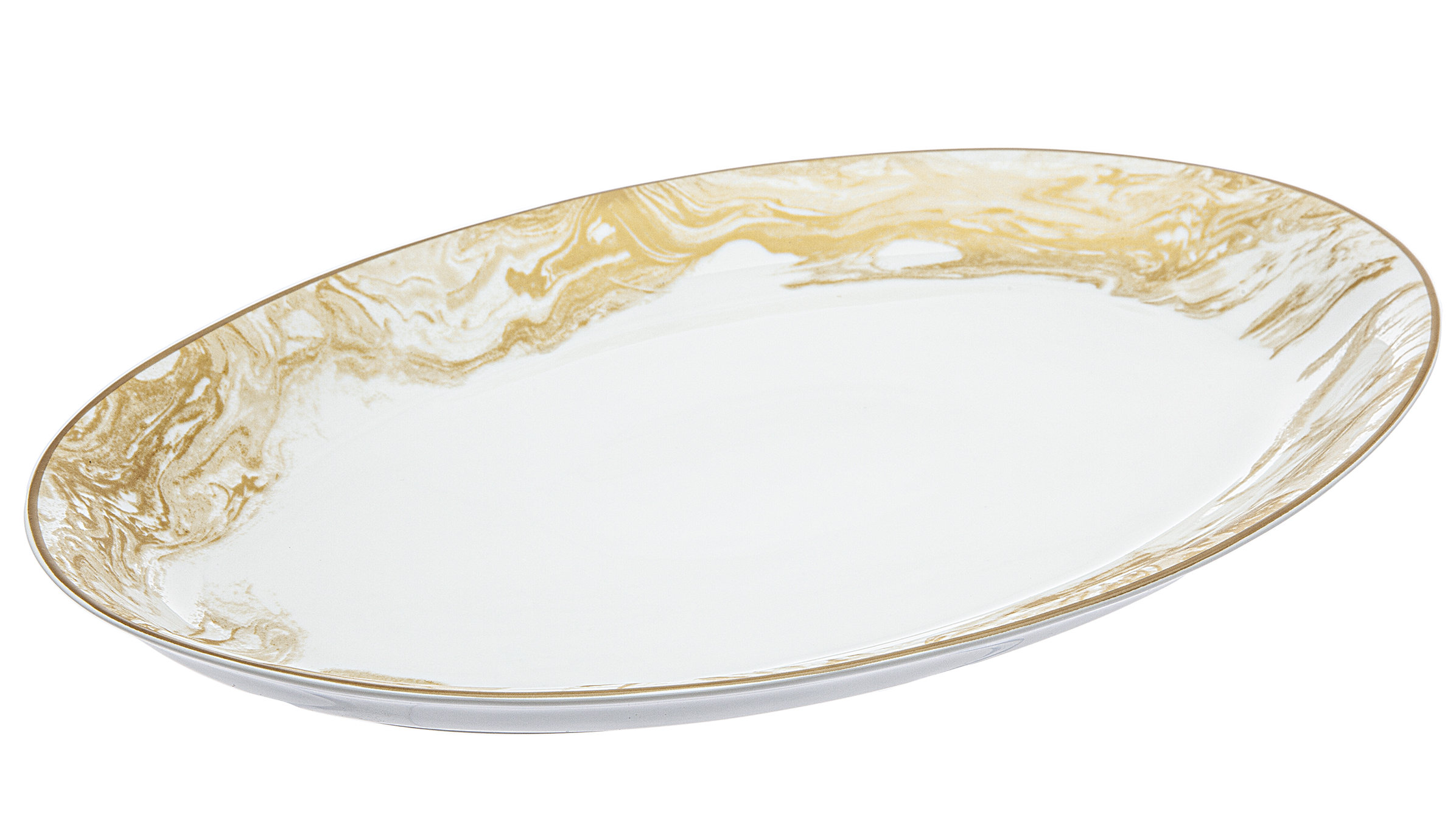 Ricci Argentieri Stella Oval Porcelain Platter | Wayfair