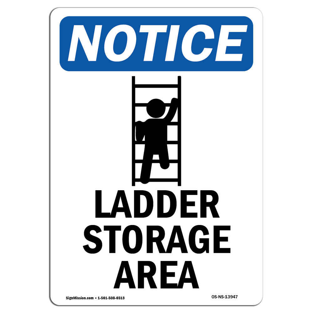 SignMission Ladder Storage Area Sign | Wayfair
