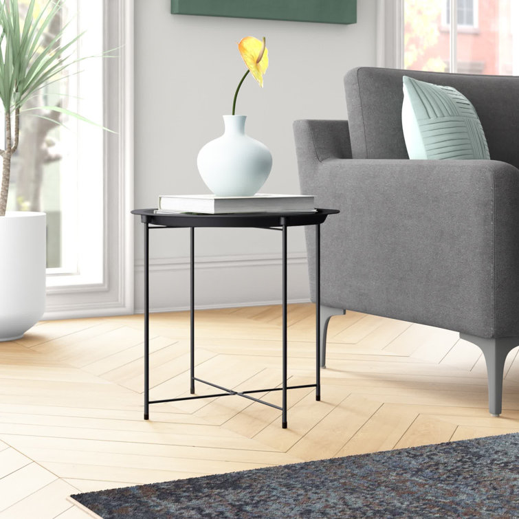 Mercury Row® Karina 18.5'' Tall Iron Tray Top End Table & Reviews | Wayfair