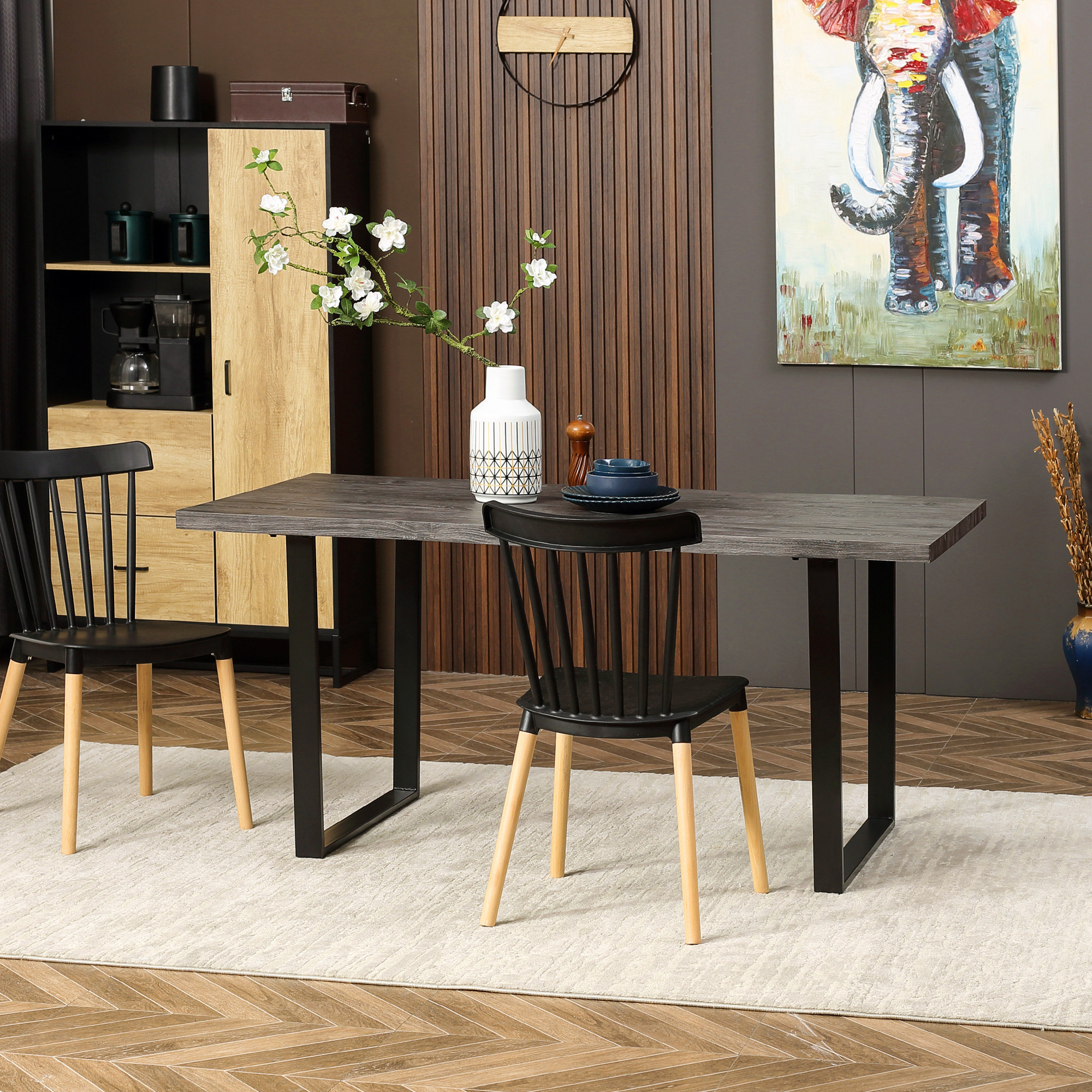 HomCom Dining Table | Wayfair