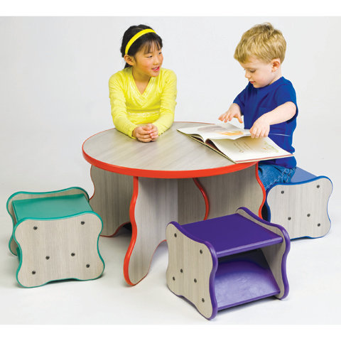 Playscapes Wavy Legs Kids Round Play / Activity Table | Wayfair