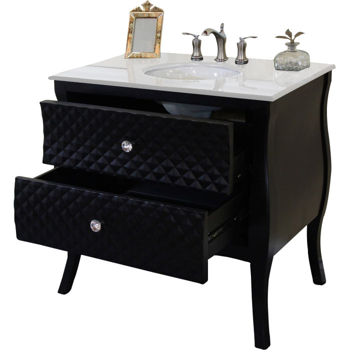 Astoria Grand Espana 35.4" Single Bathroom Vanity Set & Reviews | Wayfair