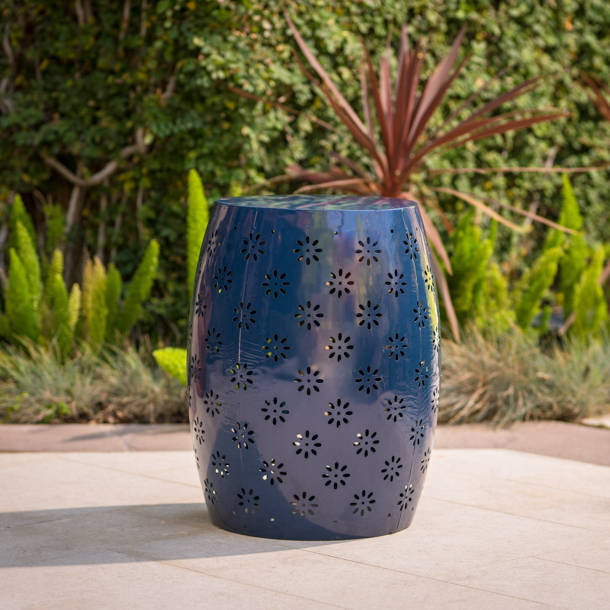 Wrought Studio Almeric Ceramic Accent Stool & Reviews | Wayfair