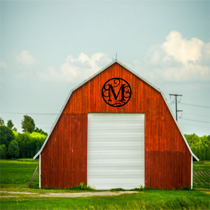 Winston Porter "Fancy Vine" Letter Monogram Wall Decor & Reviews | Wayfair