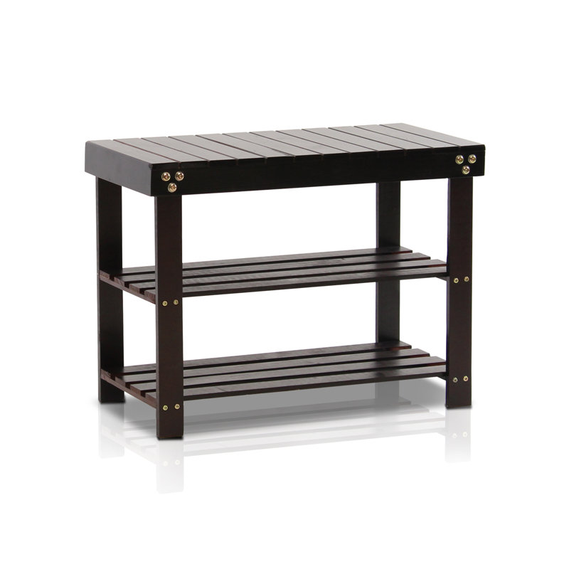 Rebrilliant 3-Tier 6 Pair Stackable Shoe Rack & Reviews | Wayfair