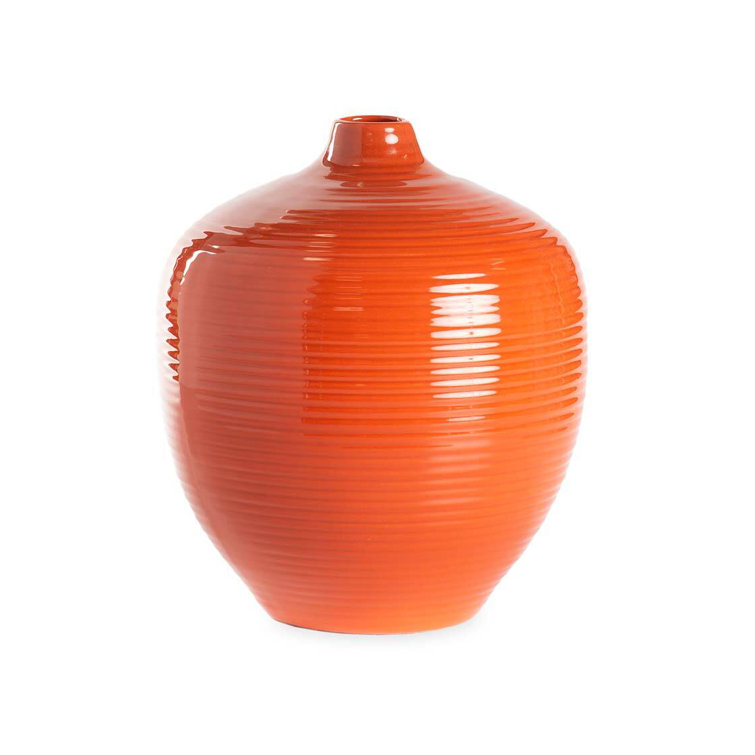 Plow & Hearth Handmade Ceramic Table Vase | Wayfair