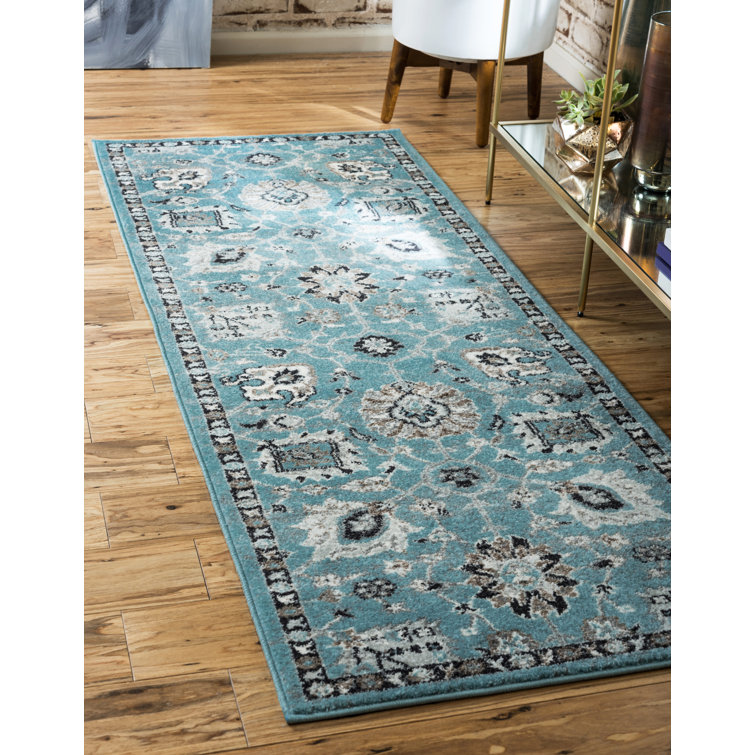 Blue Elephant Kempf Light Blue/Grey Rug & Reviews | Wayfair.co.uk