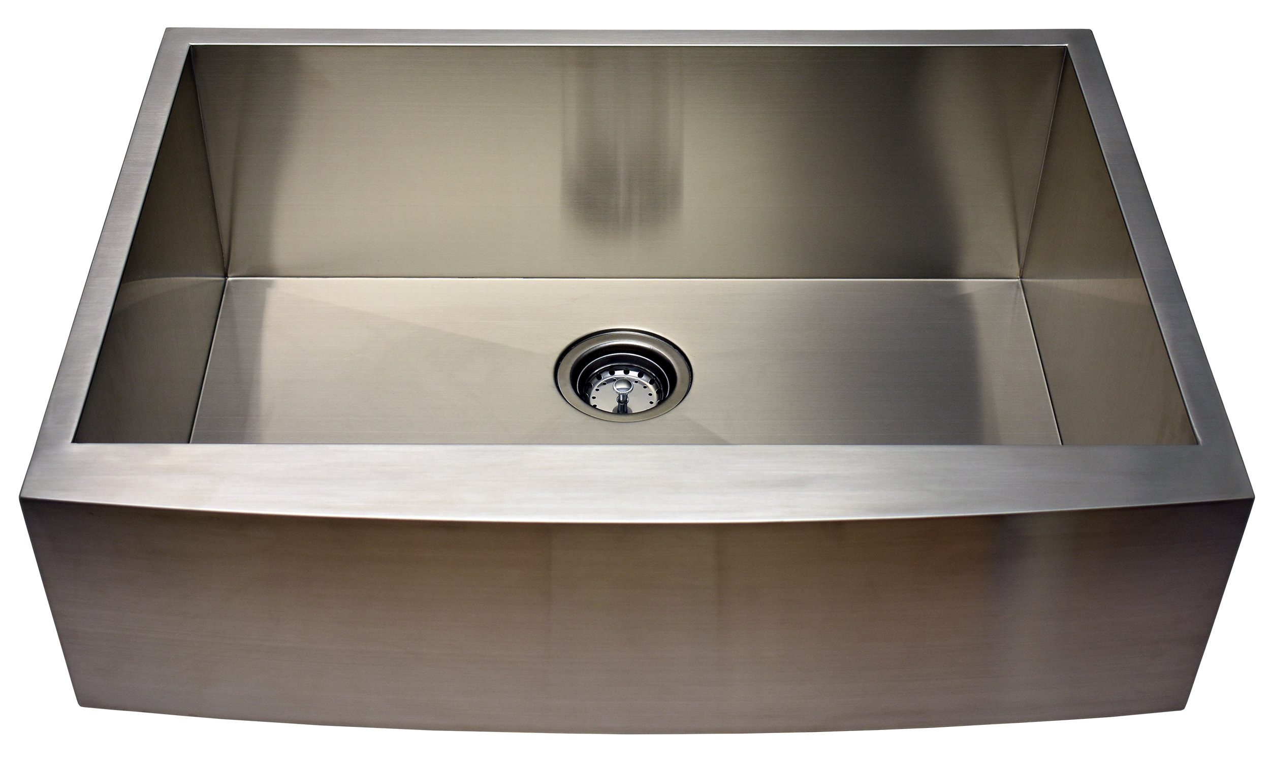Alpha International 21.5'' W Single Bowl Stainless Steel Farmhouse ...