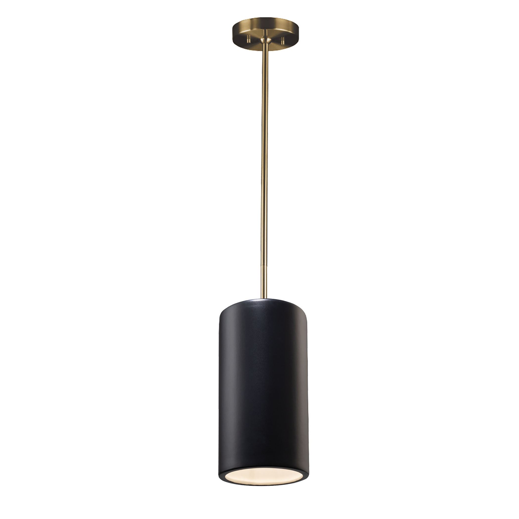 Justice Design Group Cylinder Pendant - Rigid Stem LED | Wayfair