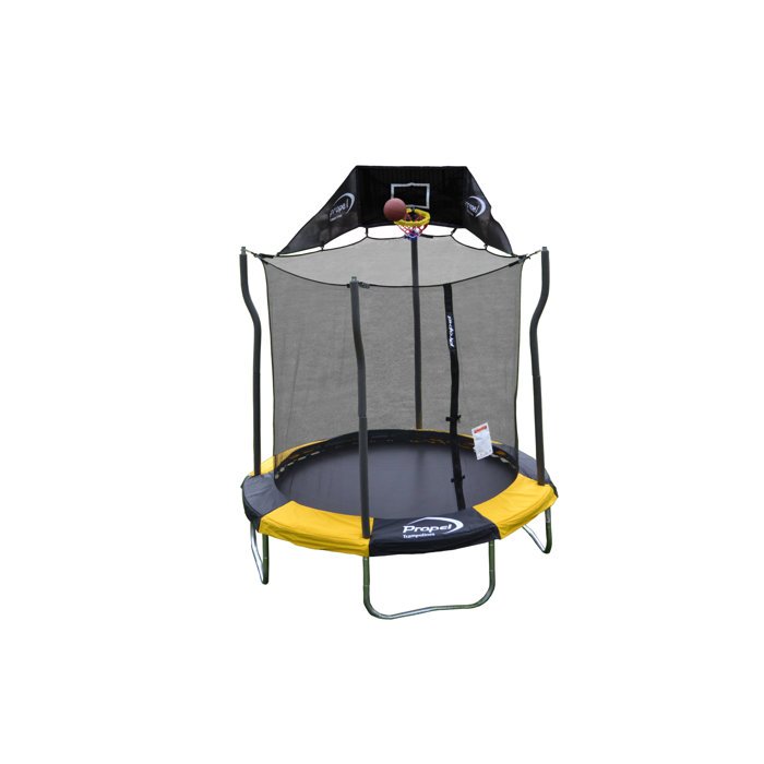 Propel Trampolines Propel 7' Round Trampoline with Safety Enclosure ...