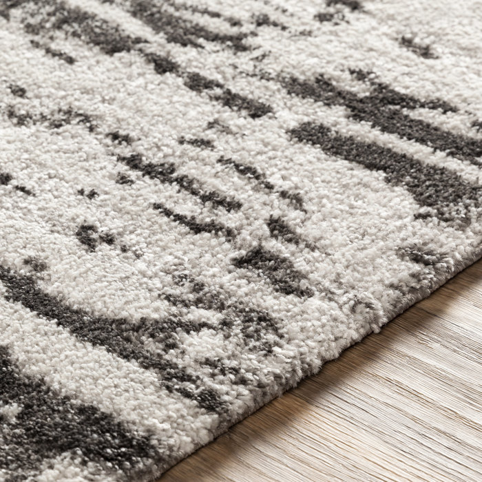 Trent Austin Design® Kolar Performance Medium Gray/Black/Ivory Rug ...