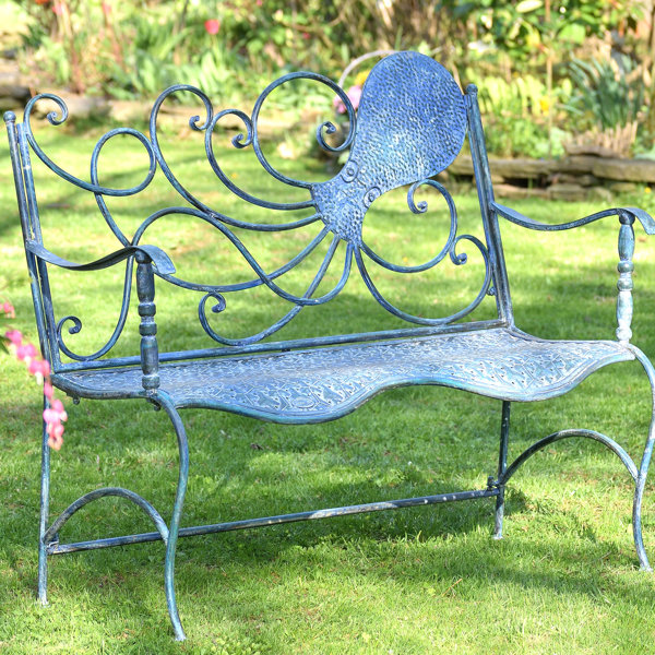 Breakwater Bay Ziemba Octopus Back Garden Bench & Reviews | Wayfair