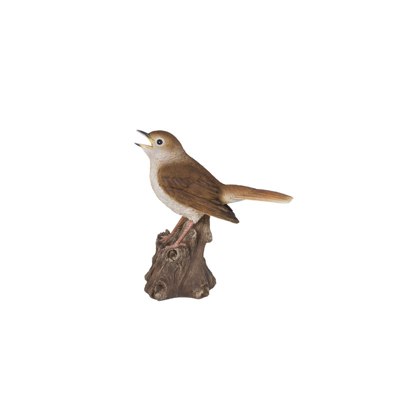 Hi-Line Gift Ltd. Motion Activated Singing Nightingale Standing on ...