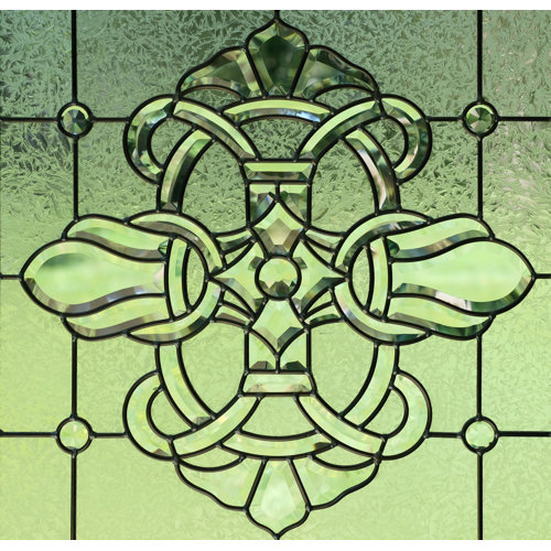 Red Barrel Studio® Stained Glass Beveled Window Panel | Wayfair