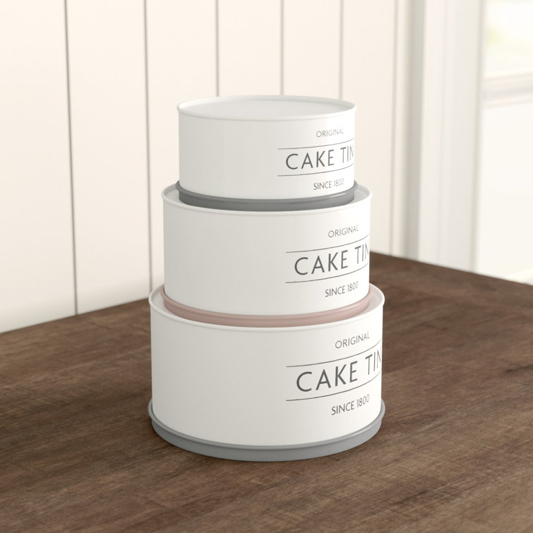 Mason Cash Innovative Kitchen 3 Piece Cake Tin Set & Reviews | Wayfair ...