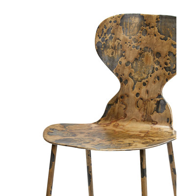 Jamie Young Company Mccallan Metal Chair In Acid Washed Metal | Perigold