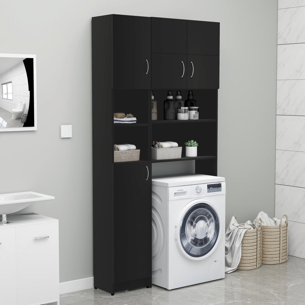 Latitude Run® Laundry Room Cabinet Washer and Dryer Cabinet Washing ...