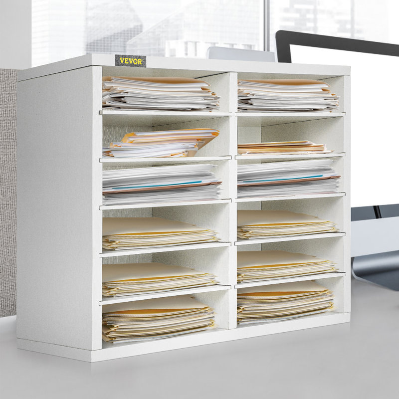 VEVOR 12 Compartments Literature Organizer | Wayfair