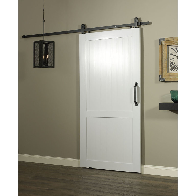 LTL Home Products Paneled PVC/Vinyl Millbrooke Barn Door with ...