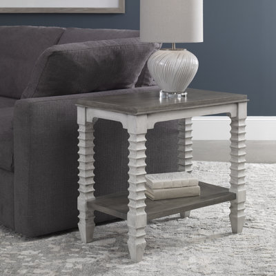 One Allium Way® Calypso Farmhouse Side Table | Wayfair