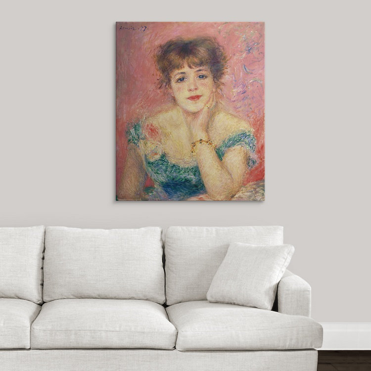 Vault W Artwork Portrait Of The Actress Jeanne Samary, 1877 (Study) by ...