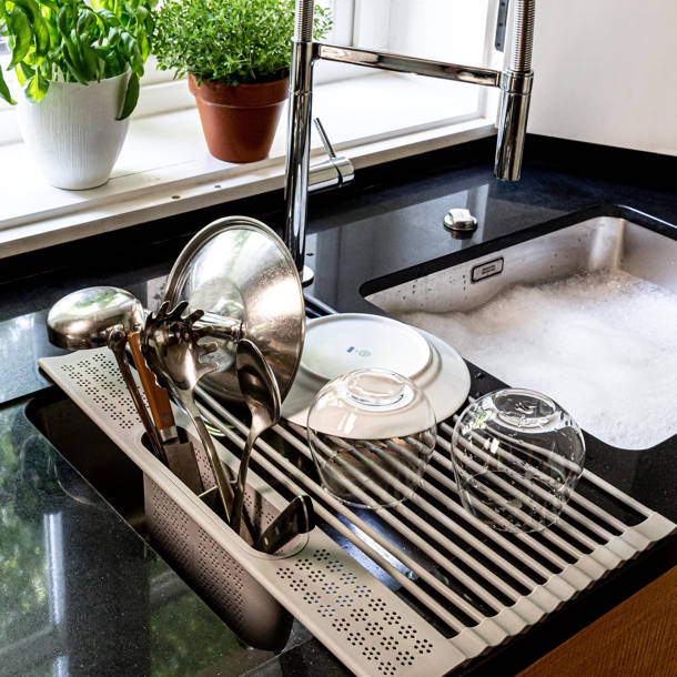 Kohler Kennon Stainless Steel Sink Rack & Reviews | Wayfair