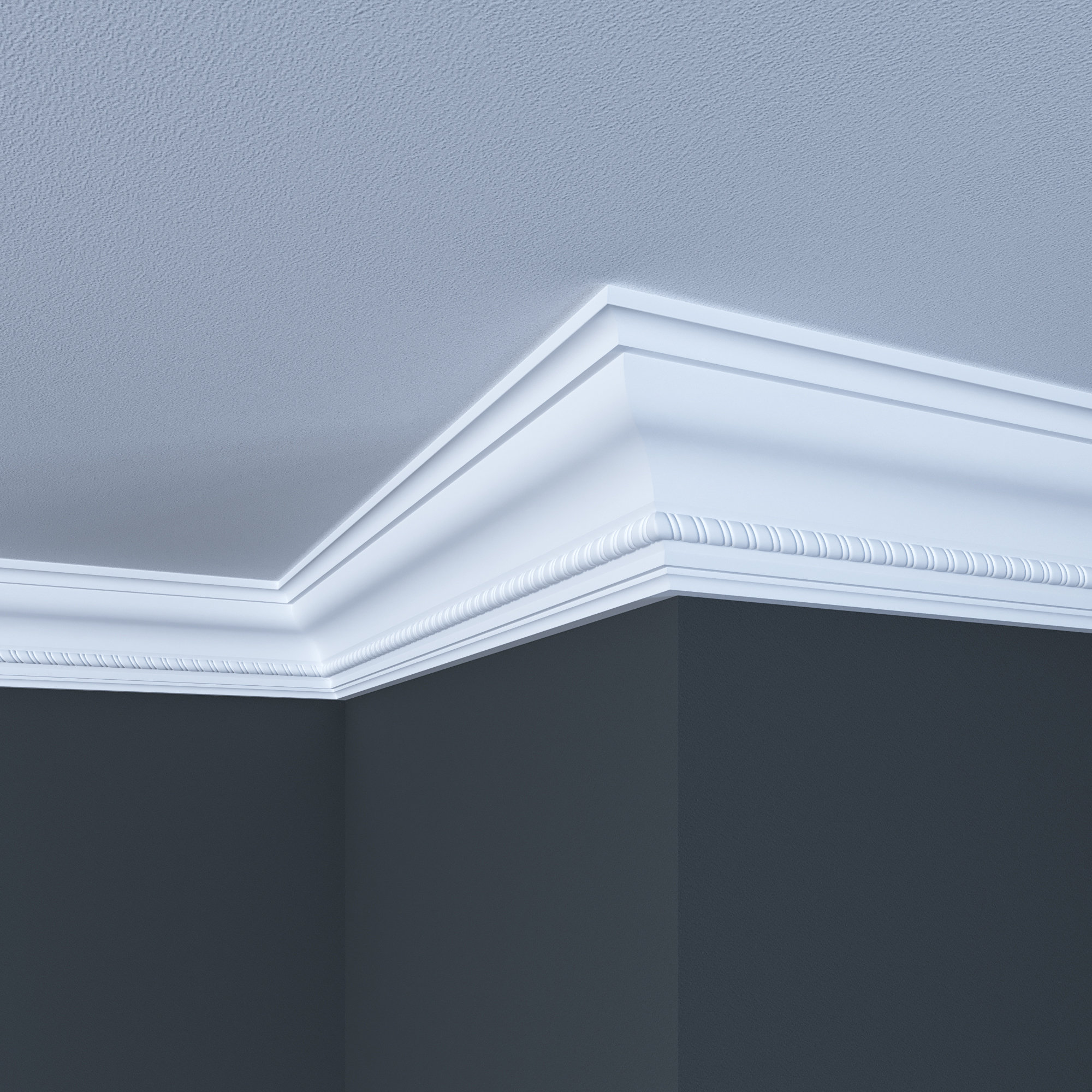 Ornamental Mouldings Hardwood Primed Wood Embossed Rope Moulding 3.75 ...