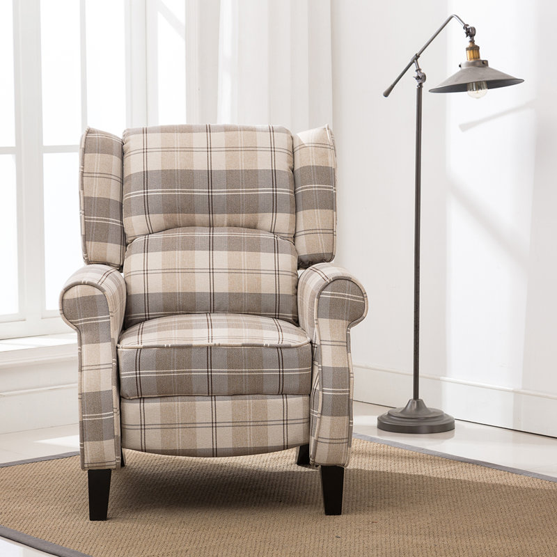 Three Posts Lynnwood Upholstered Manual Recliner & Reviews | Wayfair.co.uk
