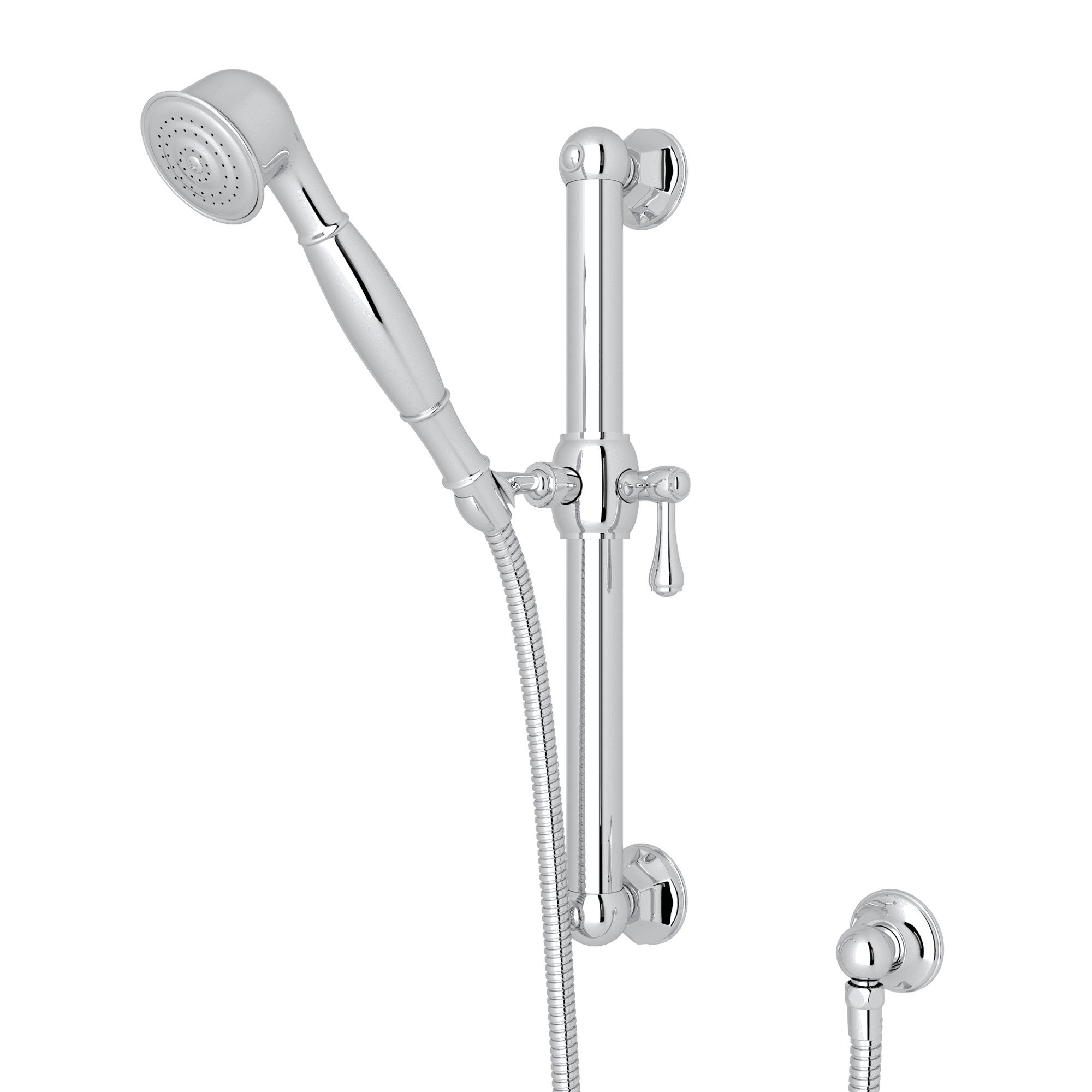 Rohl Palladian® Handshower Set with 24" Grab Bar and Single-Function Handshower | Wayfair
