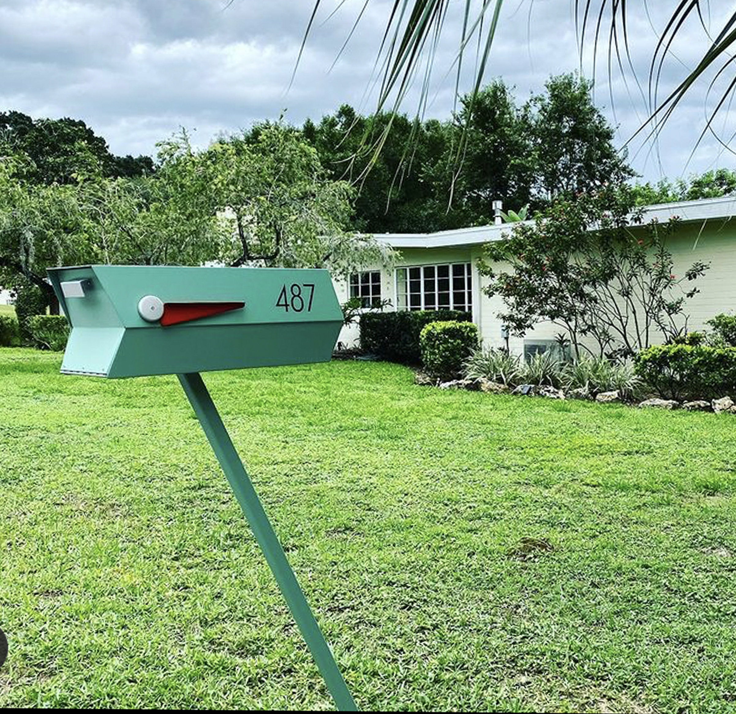 ModboxUSA Modern Post Mounted Mailbox & Reviews | Wayfair