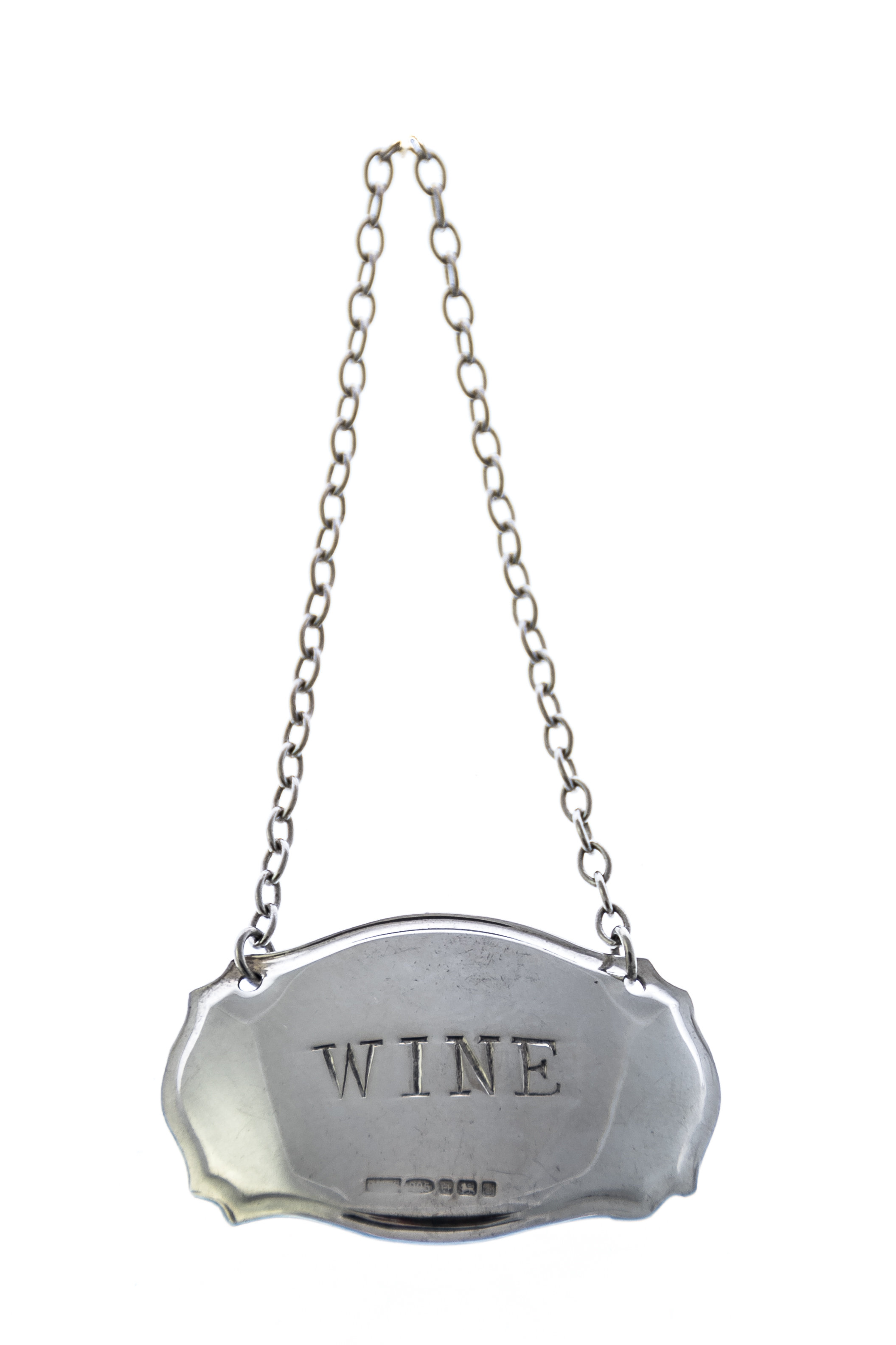 Corbell Silver Company Decanter Label Chippendale Design Wine | Wayfair