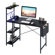 17 Stories Johnothan Computer Desk with 4 Tiers Shelves, LED, 44 ...