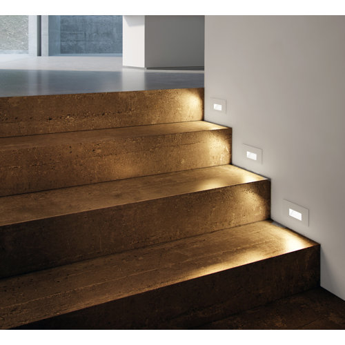 Latitude Run® Gislind Integrated LED Metal Step Light & Reviews | Wayfair