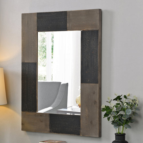 Dovecove Rectangle Wood Mirror & Reviews | Wayfair