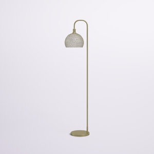 Etta Avenue™ Edison 61.75'' Arched/Arc Floor Lamp & Reviews | Wayfair