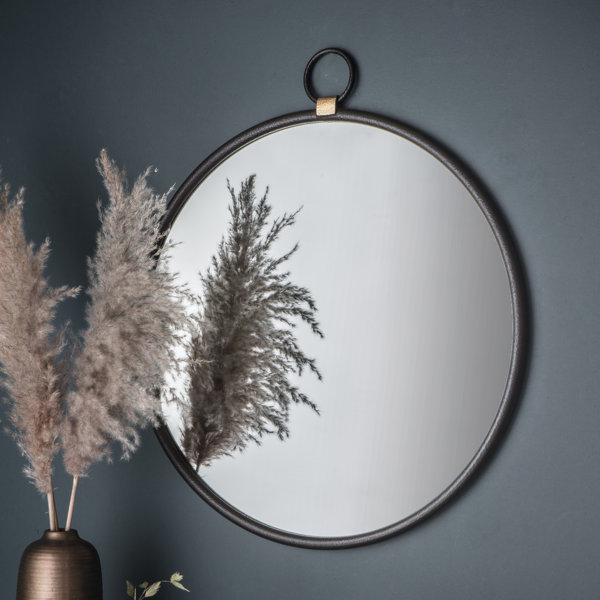 Three Posts Aahil Round Metal Wall Mirror & Reviews | Wayfair.co.uk