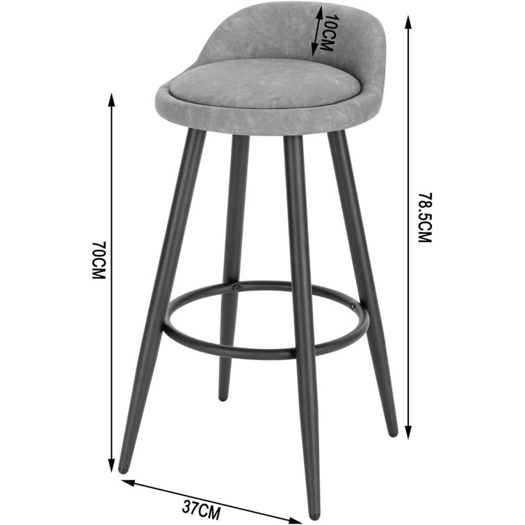 George Oliver Ackeron 70Cm Bar Stool | Wayfair.co.uk