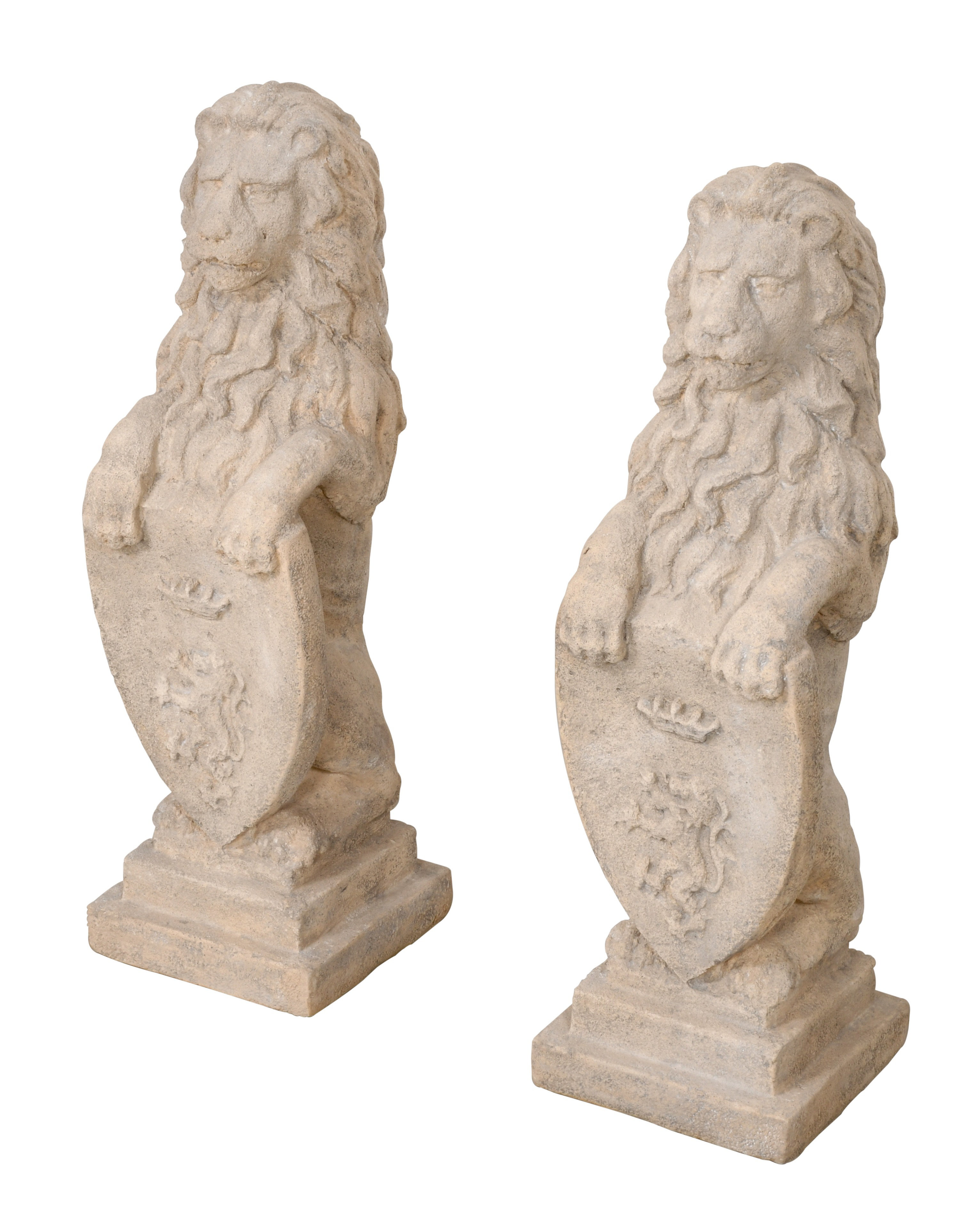 Bungalow Rose 2 Piece Heraldic Lion Set | Wayfair