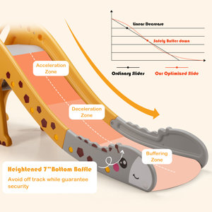 Gymax Kids Slide with Basketball Hoop Slide & Reviews | Wayfair