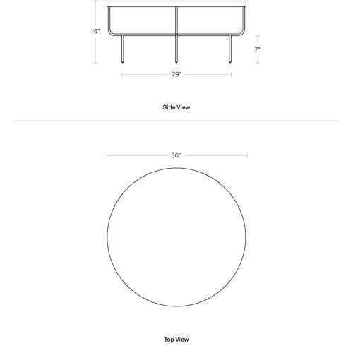 Roundhouse Coffee Table & Reviews | AllModern