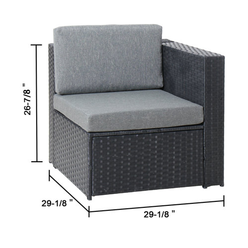 Sol 72 Outdoor™ Cotswald 5 - Person Seating Group with Cushions ...