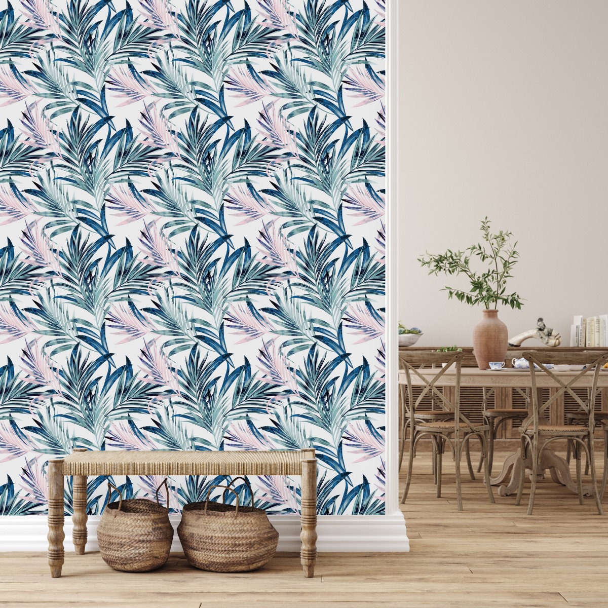 Bay Isle Home Izsak Peel & Stick Floral Wallpaper | Wayfair