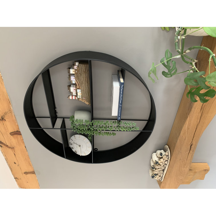 17 Stories Round Wall Mounted Shelf | Wayfair.co.uk